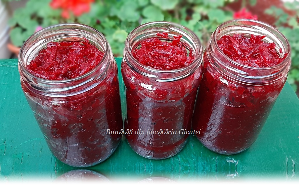Sfecla rosie la borcan pentru iarna – Bucătăria Gicuței