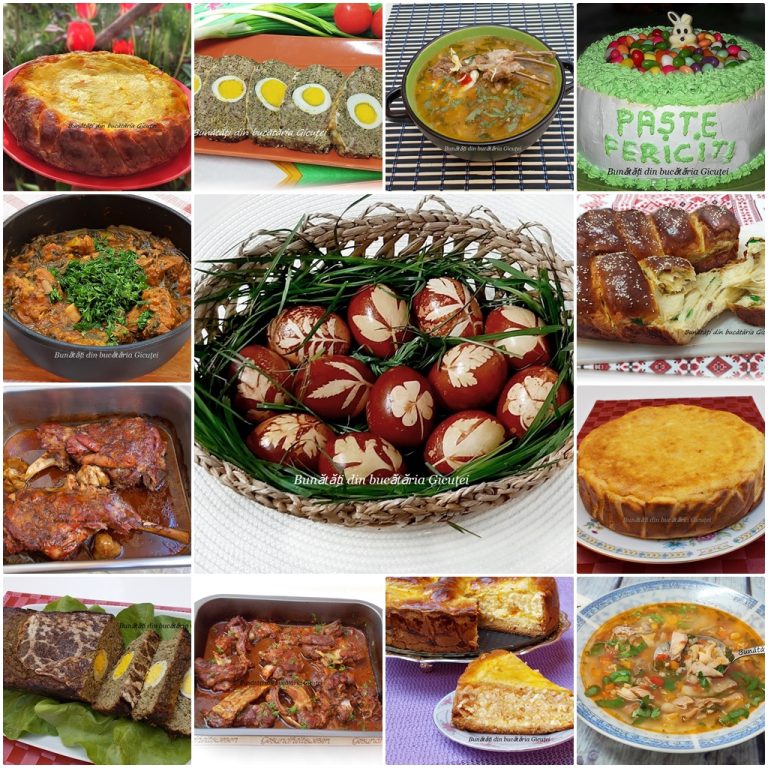 Retete pentru masa de Pasti – Bunătăți din bucătăria Gicuței